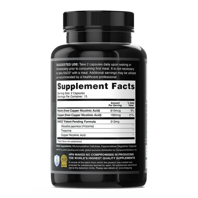 Try NAD3 for 15 days • NAD3 - The Natural NAD+ Booster™ – High ...